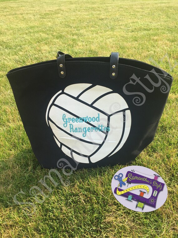 Personalized Volleyball Tote Bag Volleyball bag Large sports | Etsy