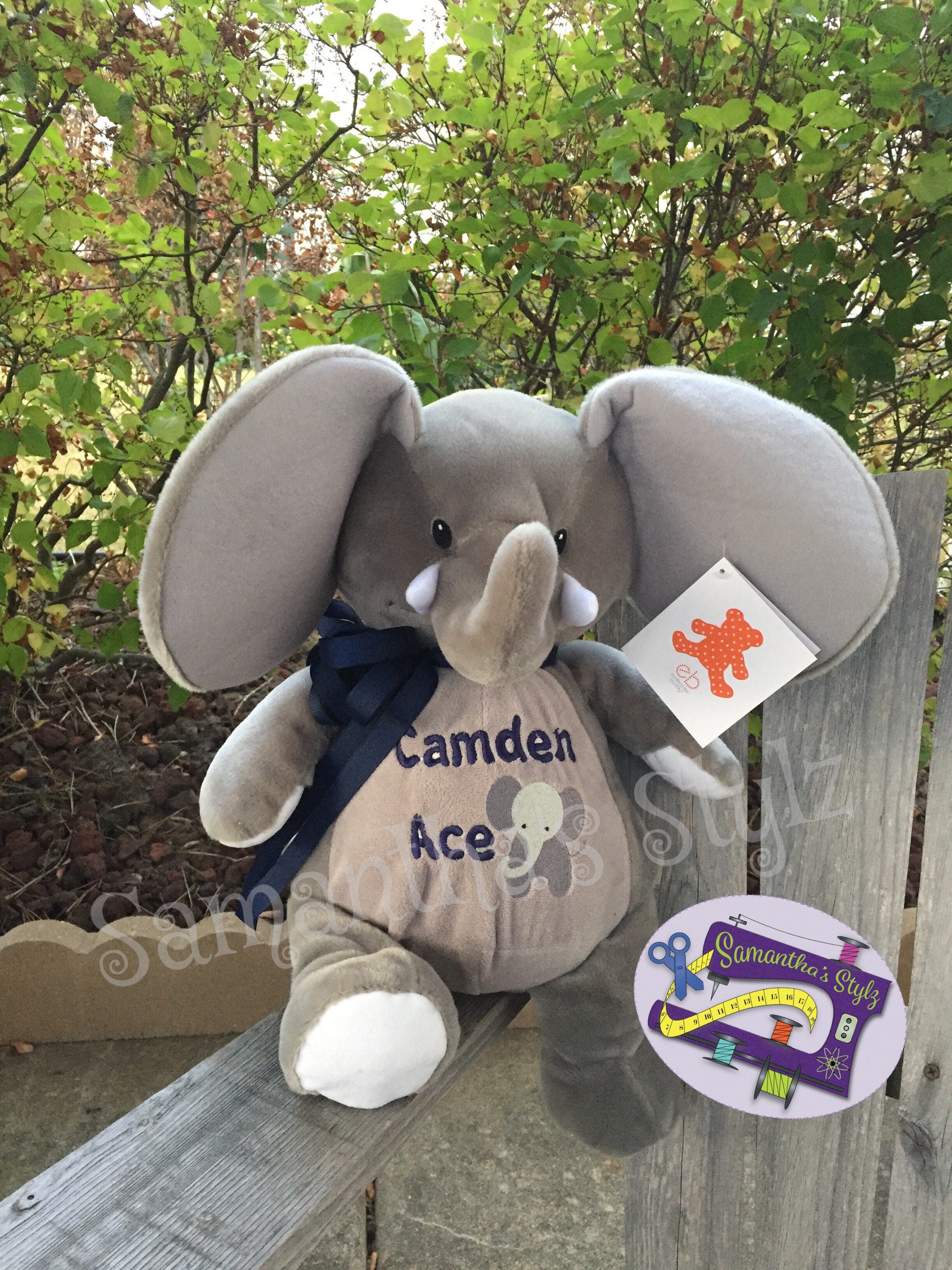 Personalized Elephant Elephant Soft Toy Soft Toy Elephant - Etsy UK