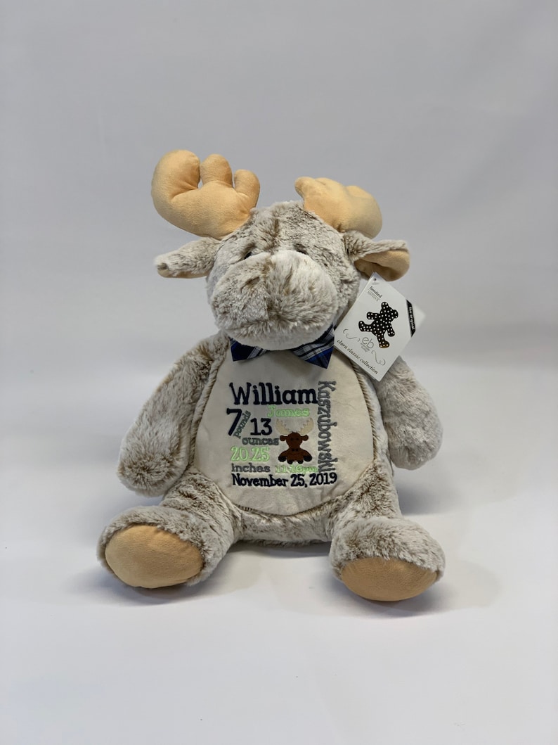 Jumbo Personalized Moose soft toy Moose Teddy Moose soft | Etsy