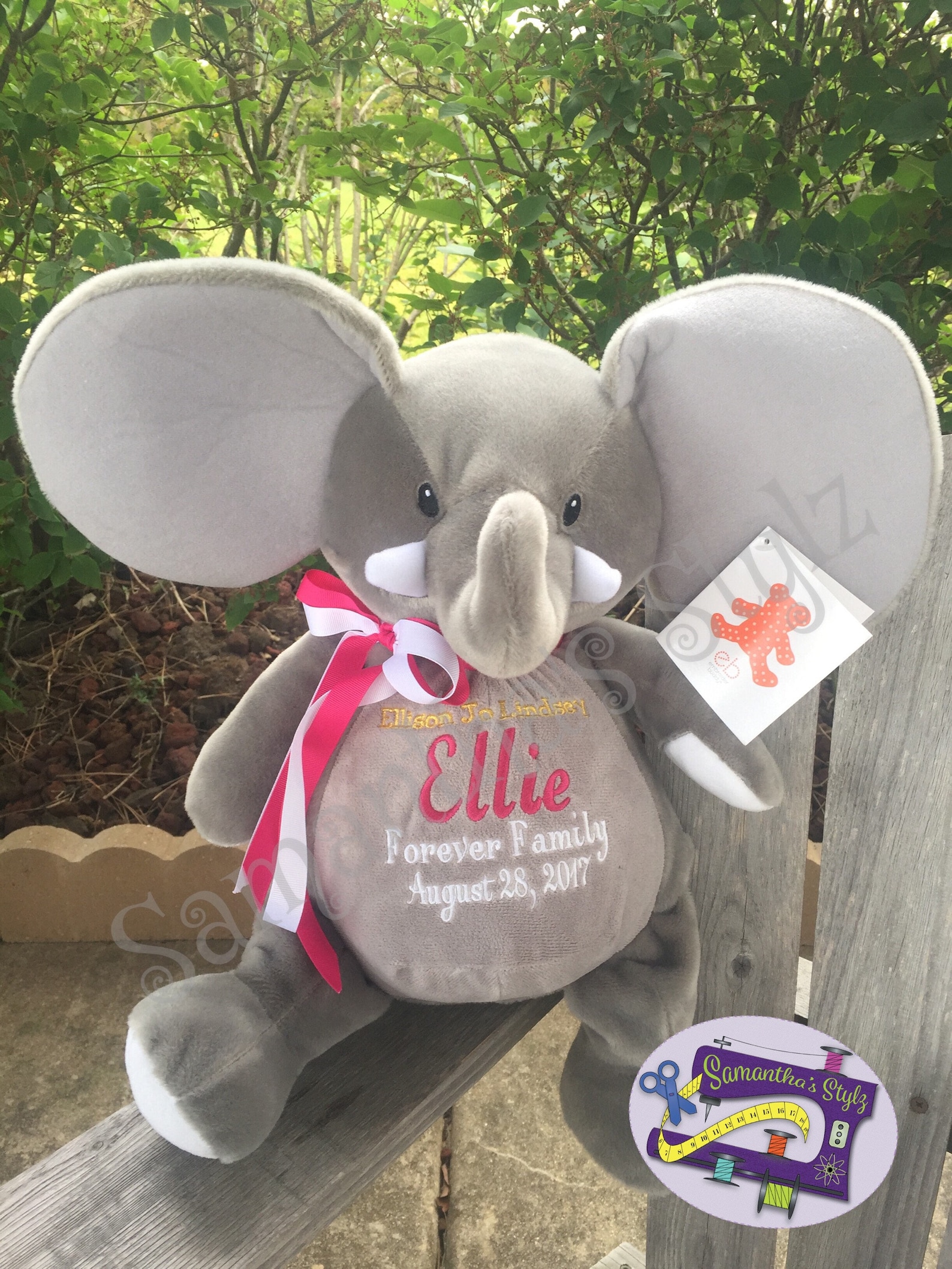 Personalized Elephant Elephant Soft Toy Soft Toy Elephant - Etsy UK