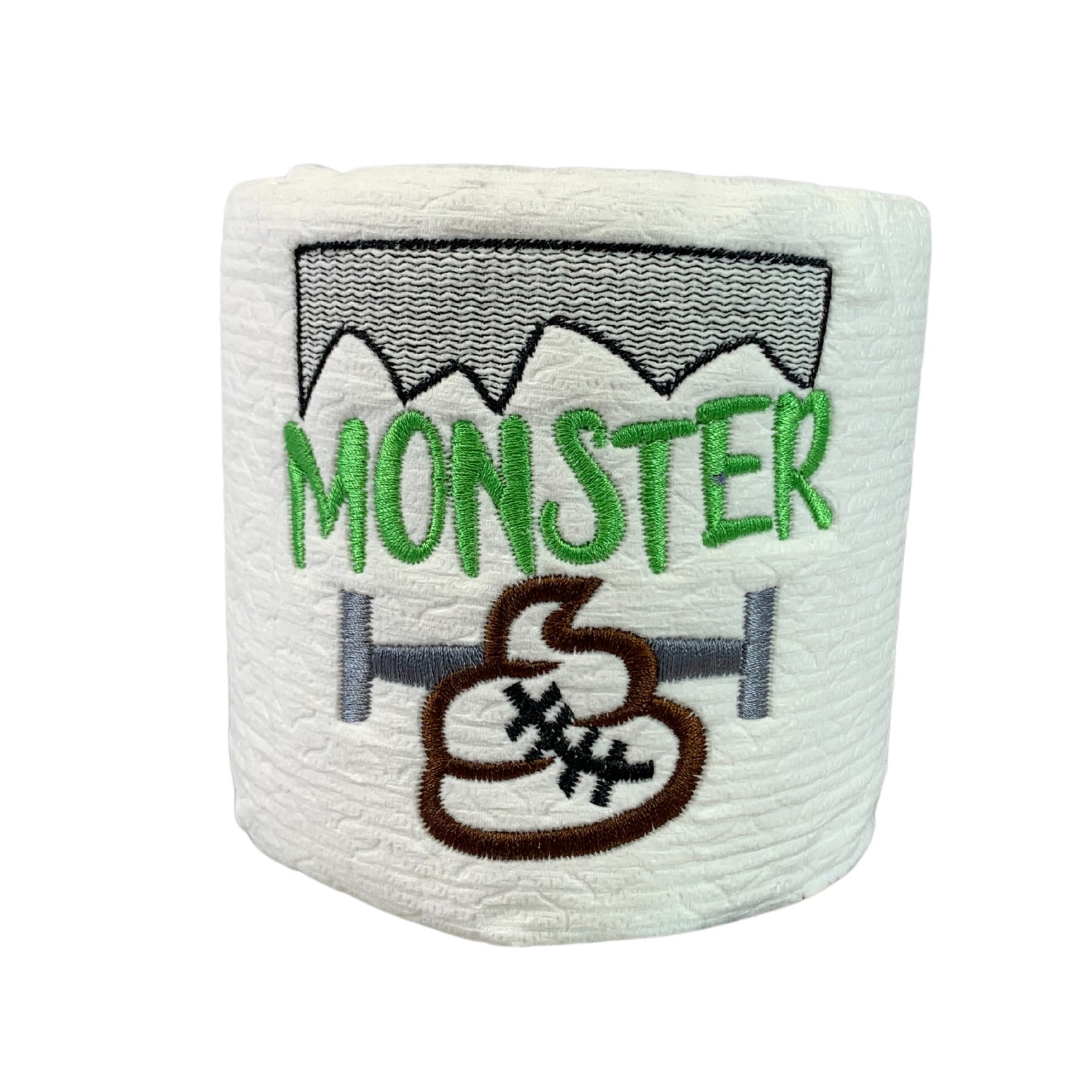 Embroidered Spooky Poo Halloween Toilet Paper Halloween Party | Etsy