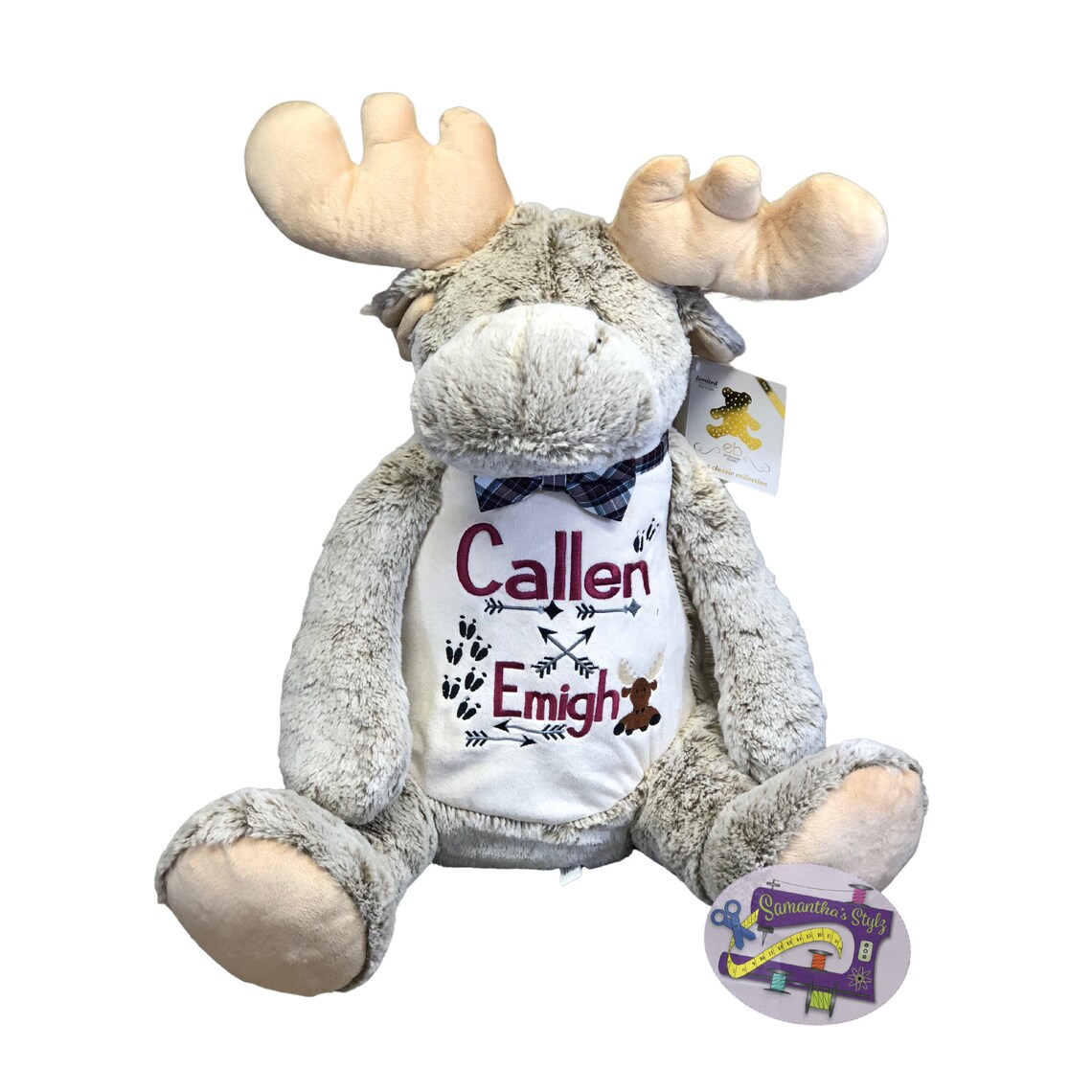 Jumbo Personalized Moose Soft Toy Moose Teddy Moose Soft - Etsy