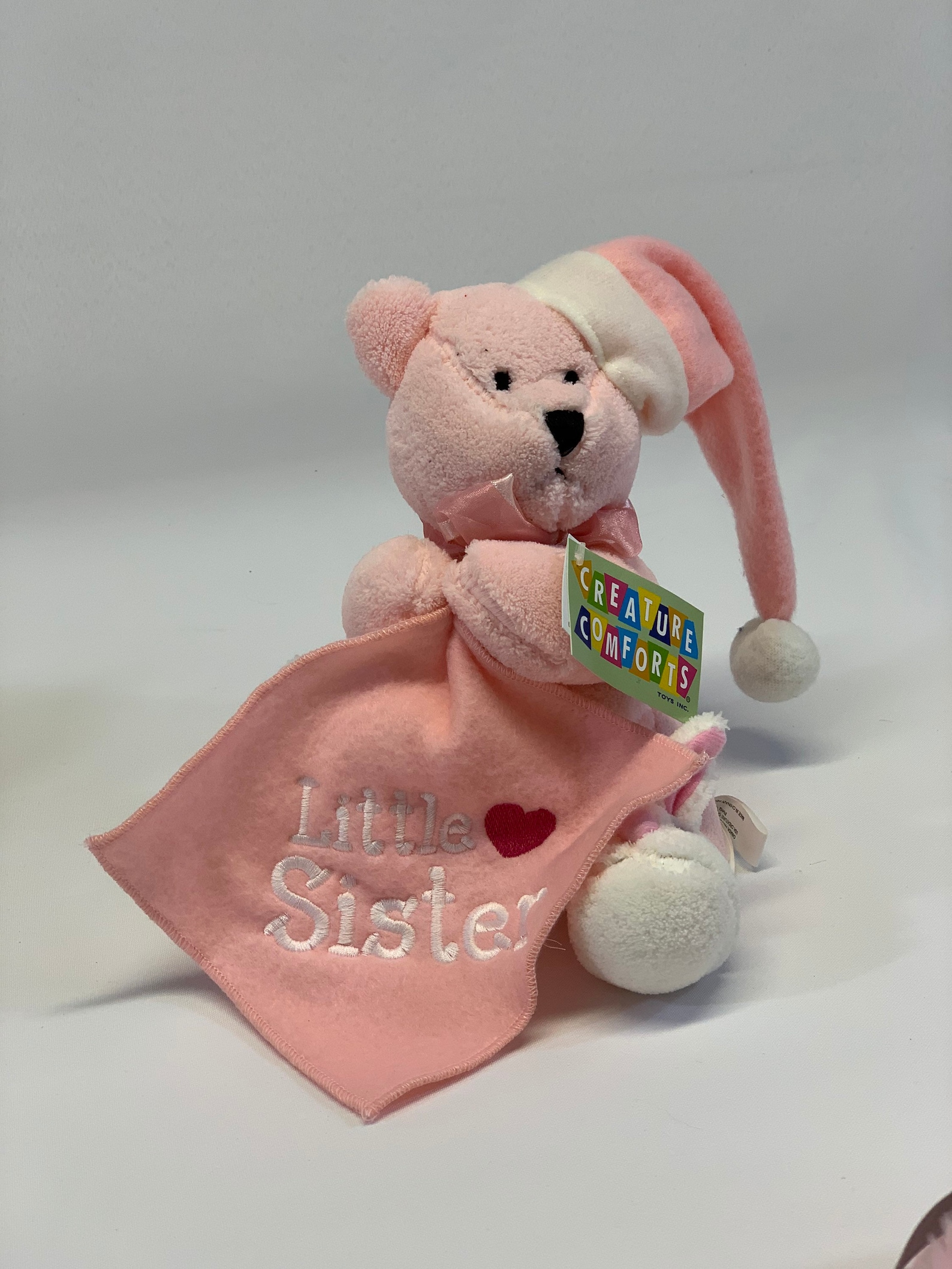 Pink Baby Bear Woodland bedroom decor New baby gift Baby | Etsy