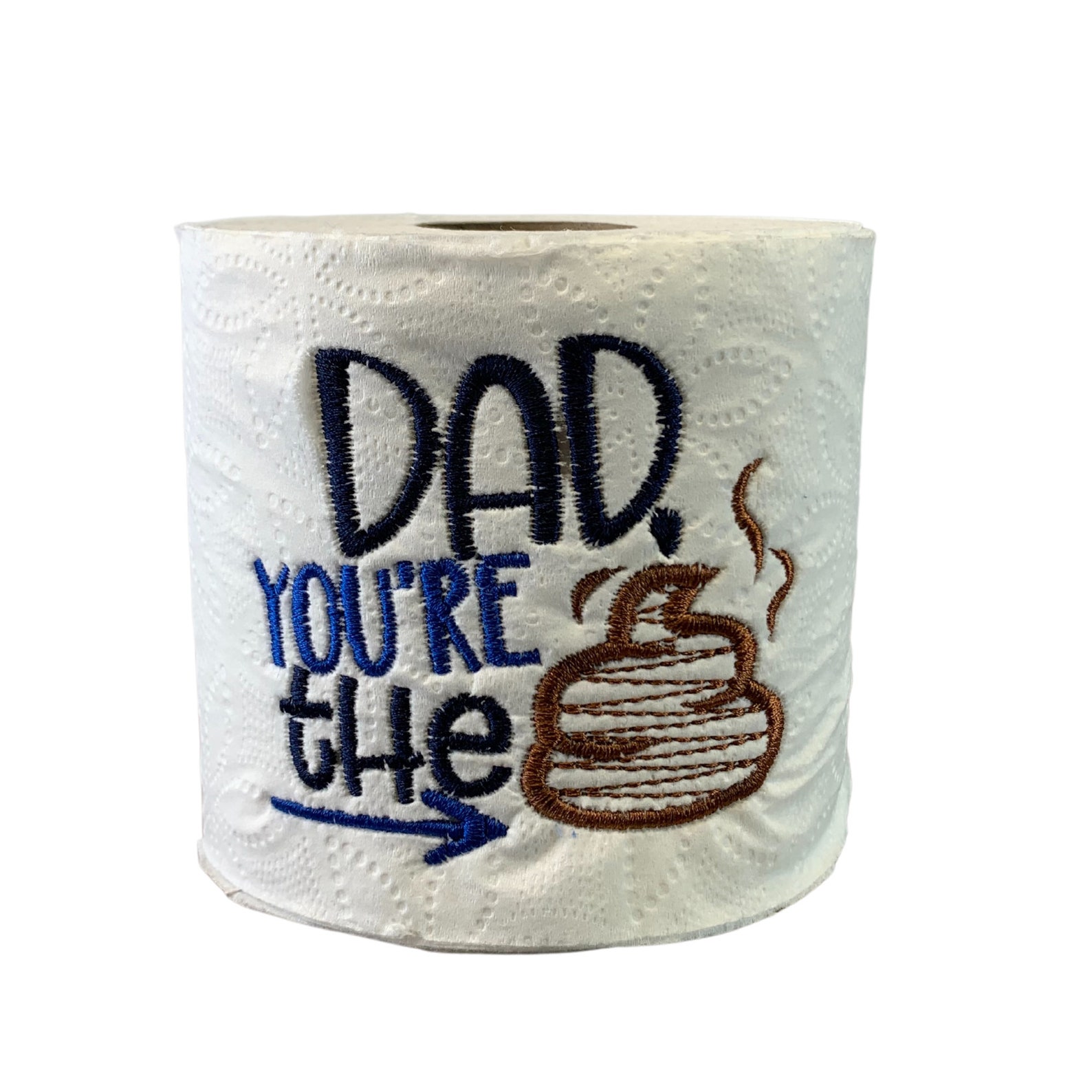 Embroidered Toilet Paper, Potty Humor, Funny Toilet Paper, Father's Day ...