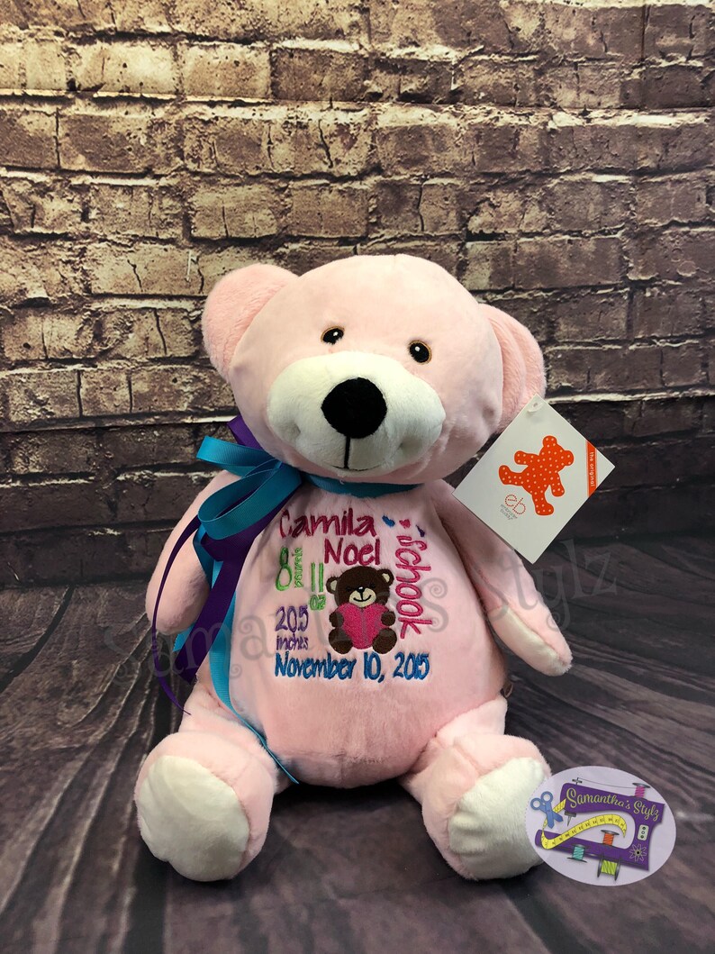 Keepsake Bear Personalized stuffed animal Stuffed bear Plush | Etsy