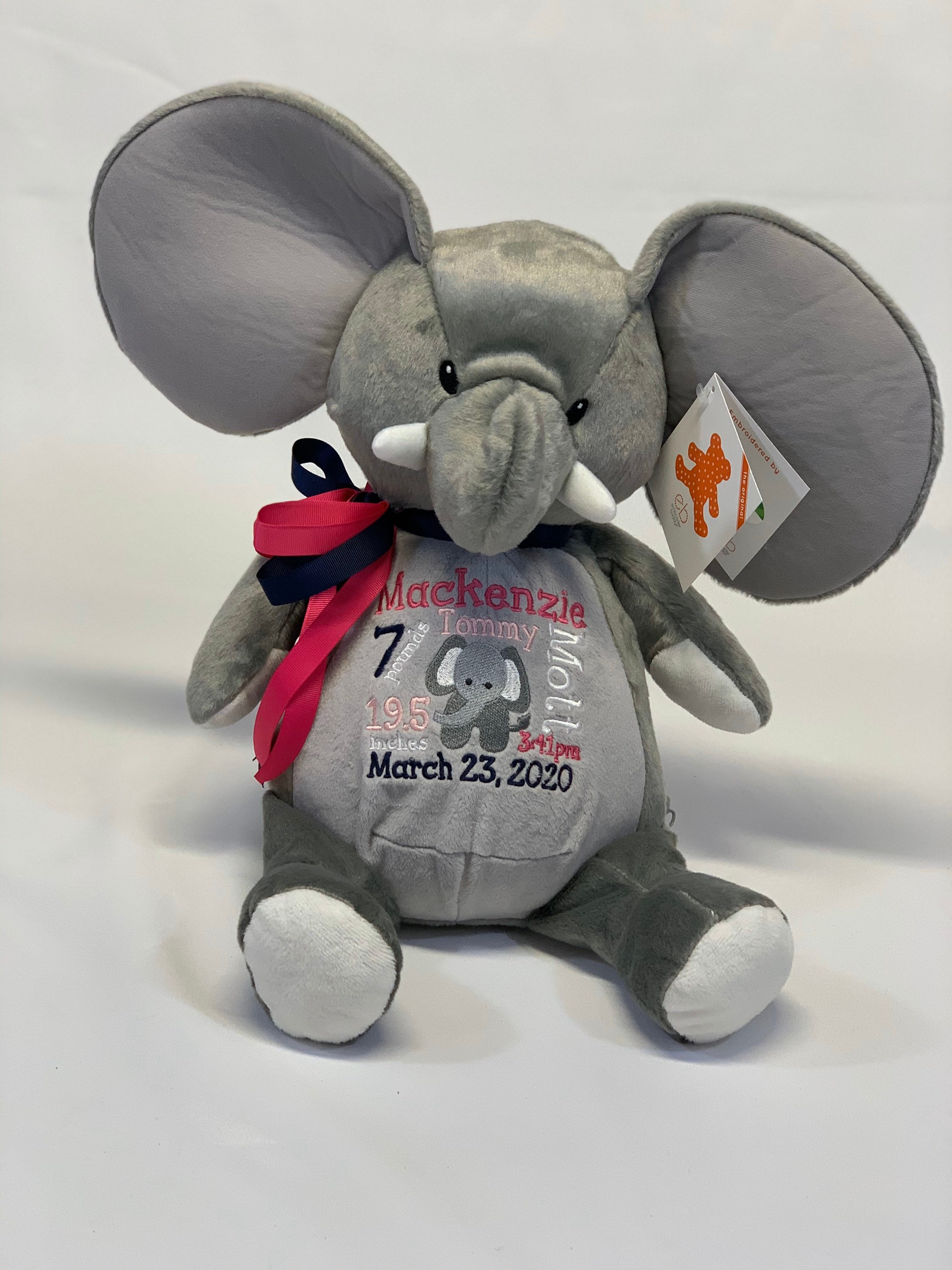 Personalized Elephant Elephant Soft Toy Soft Toy Elephant - Etsy UK