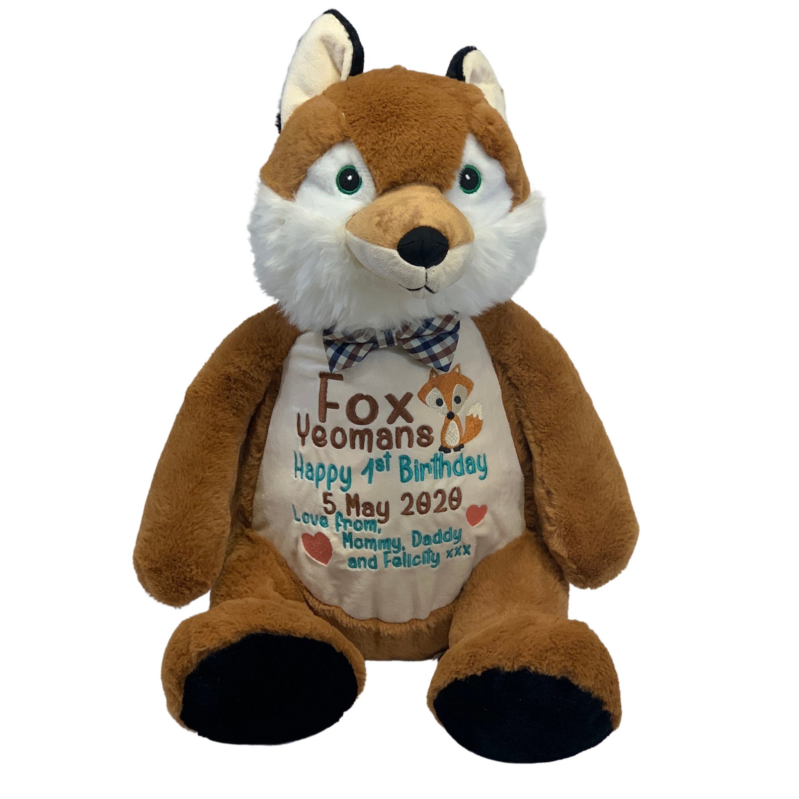 Personalized Stuffed Fox, Personalized Fox, Fox Toy, Soft Toy, Soft Toy ...
