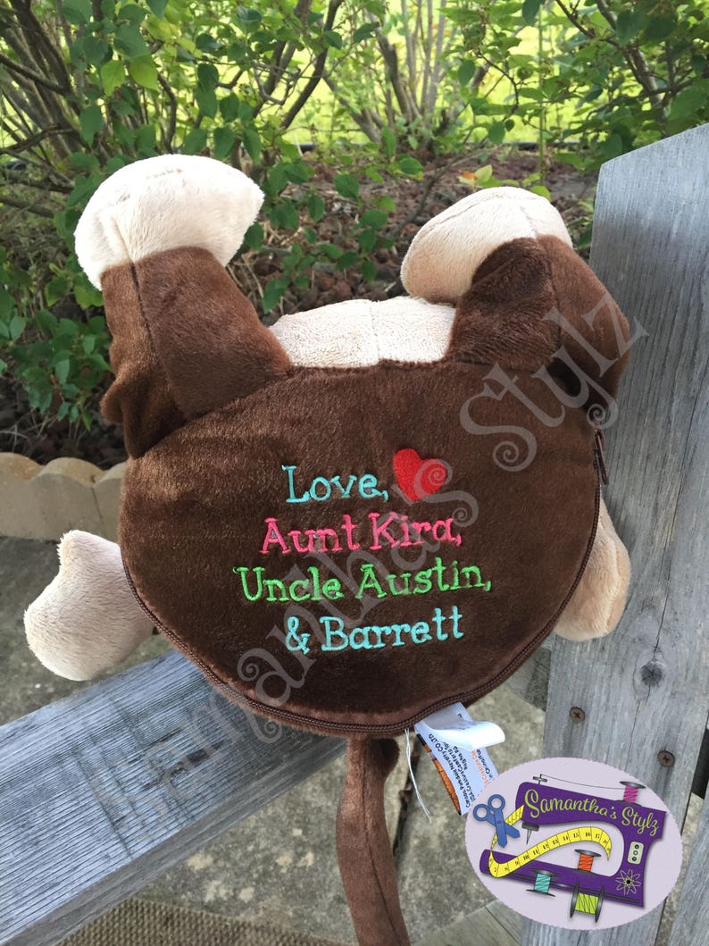 Monkey gift personalized monkey Toy monkey large monkey | Etsy