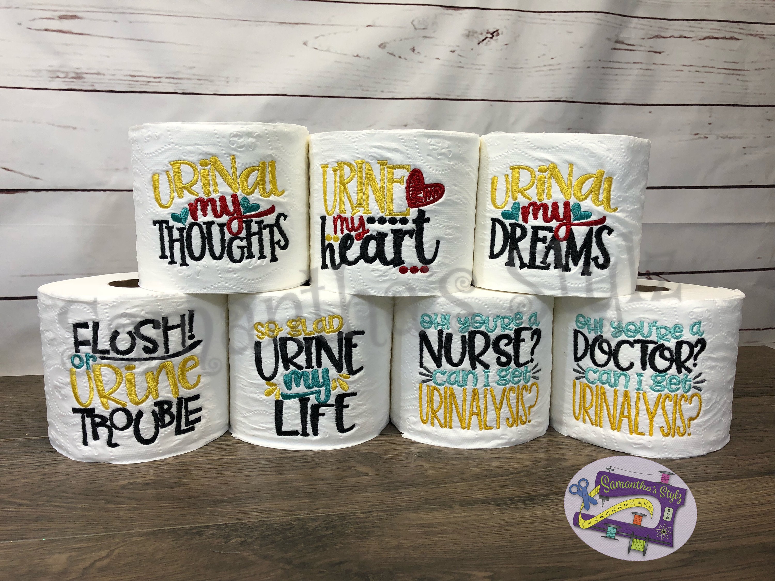 Toilet paper gift Funny Toilet paper Toilet gag joke Dad | Etsy