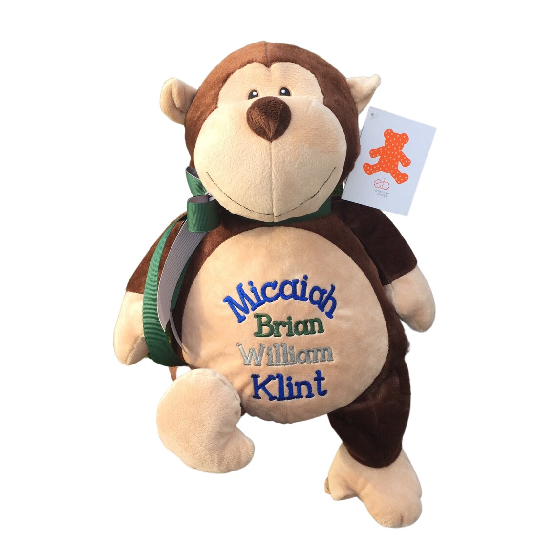Monkey Gift Personalized Monkey Toy Monkey Large Monkey - Etsy
