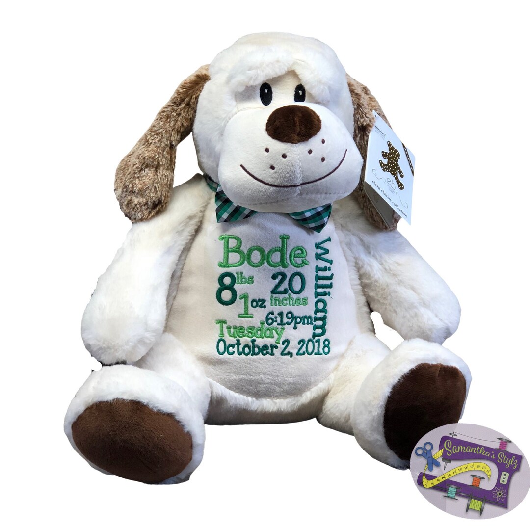 Jumbo Personalized Dog, Large Dog Soft Toy, Sensory Name Dog Toy, Dog ...