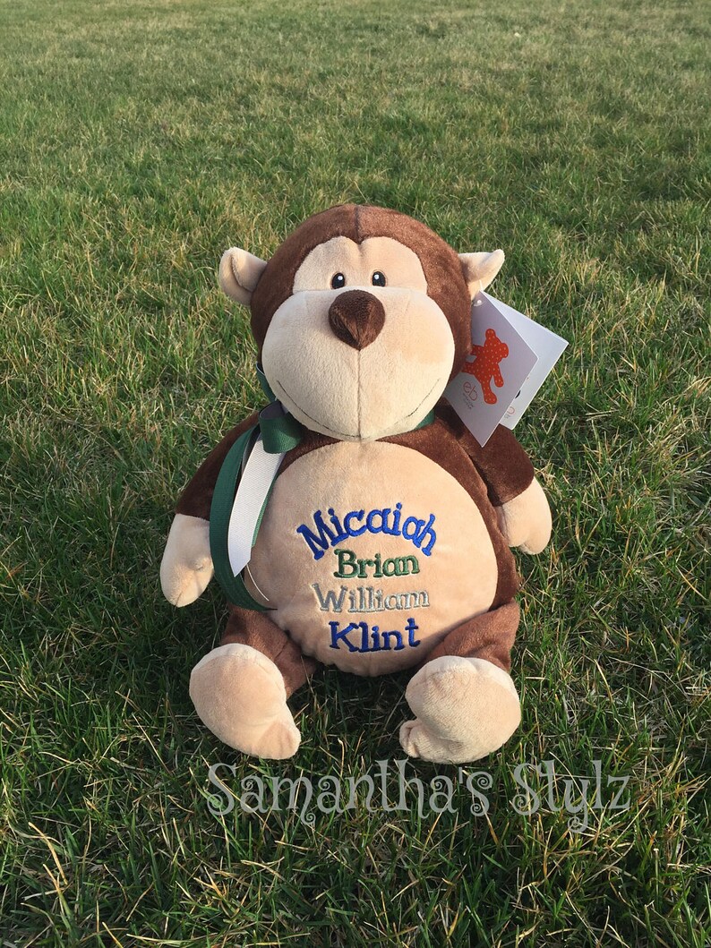 Monkey gift personalized monkey Toy monkey large monkey | Etsy