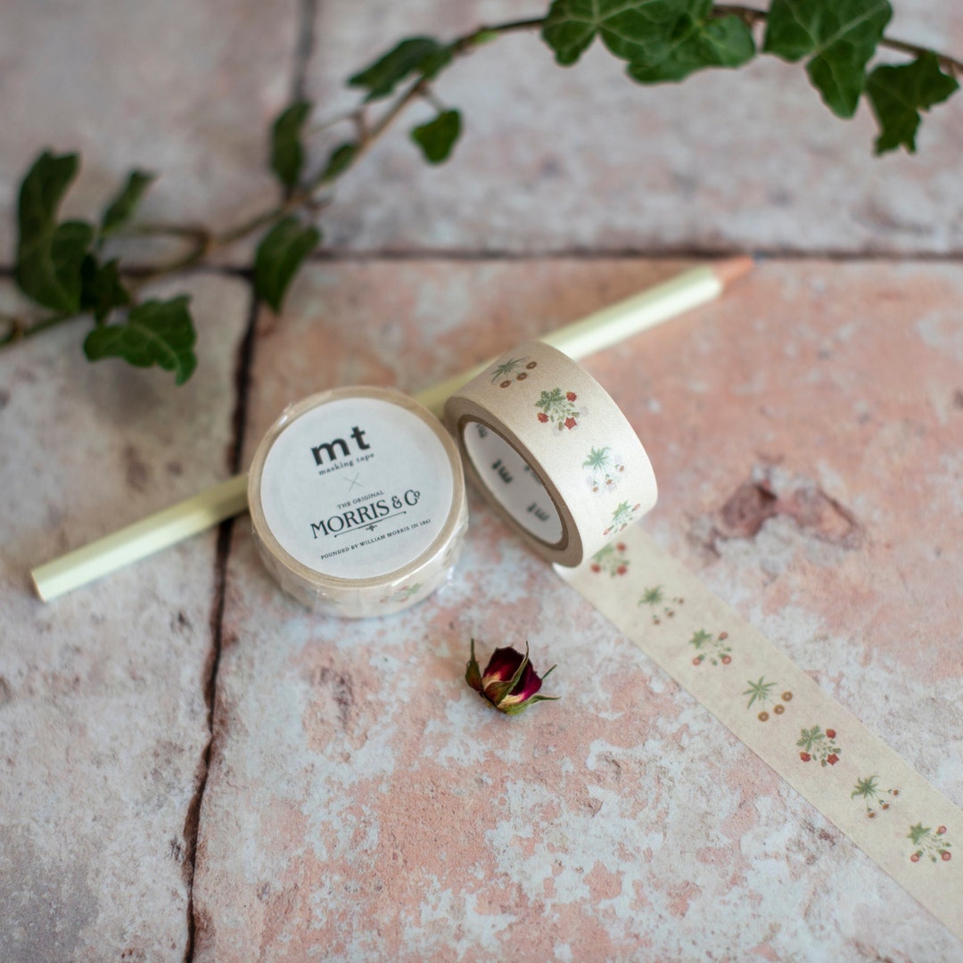 MT William Morris Daisy Washi Tape, Authentic Japanese Washi Masking ...