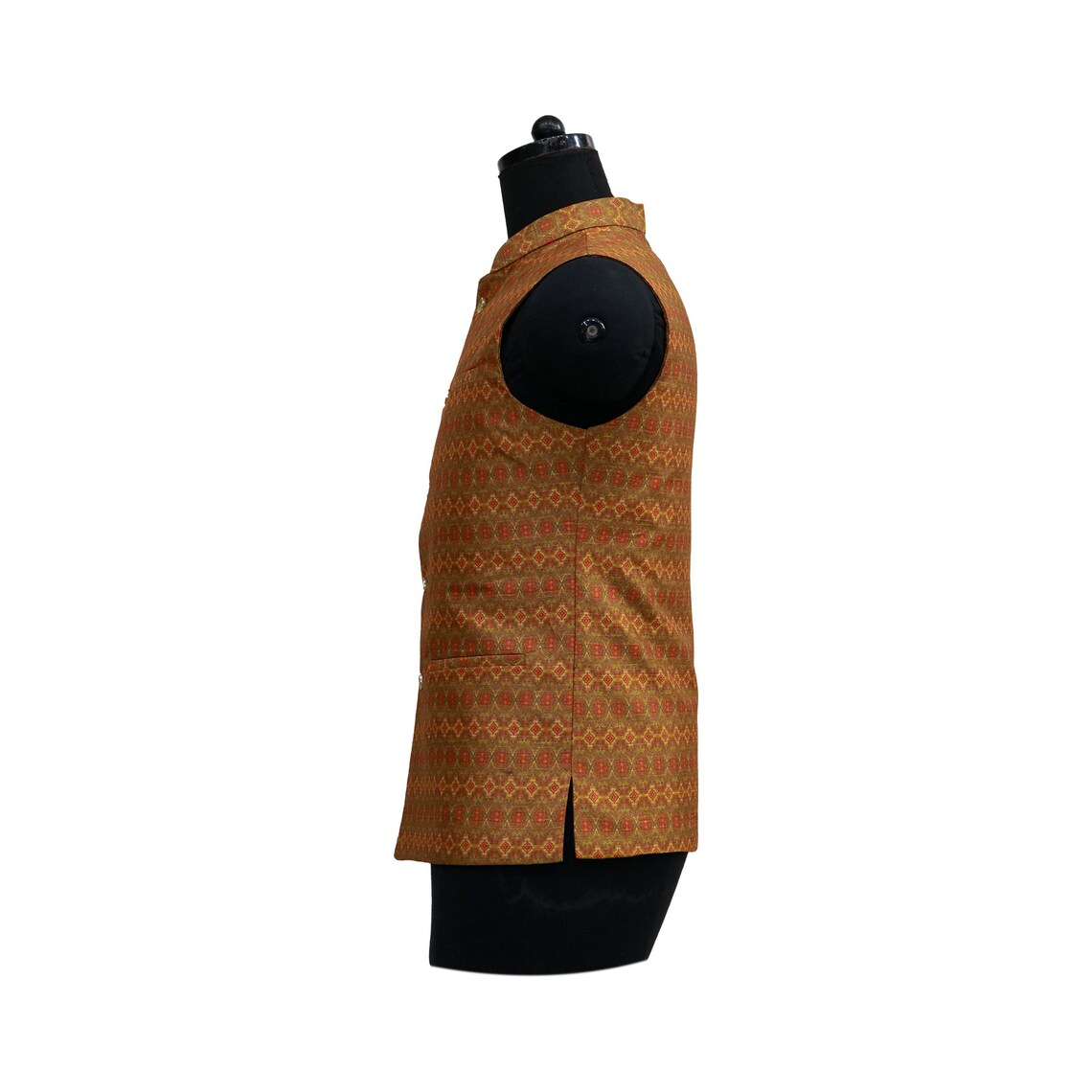 Handmade Vintage Floral Nehru Jacket: Indian Ethnic Party Wear - Etsy