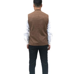 Handcrafted Nehru Jacket: Luxurious Tweed Wool Modi Style for Men's ...