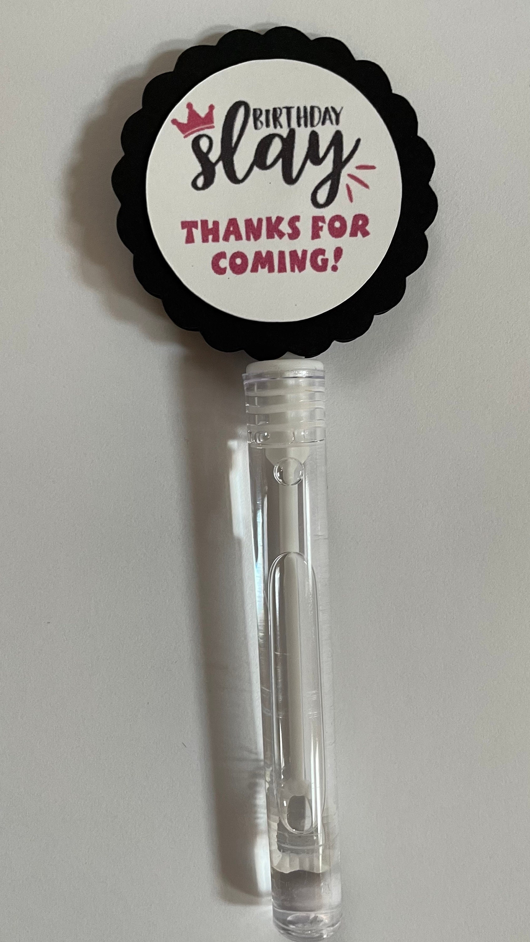 Slay Birthday Party Favor Bubbles BUBBLE WANDS Set of 10 - Etsy