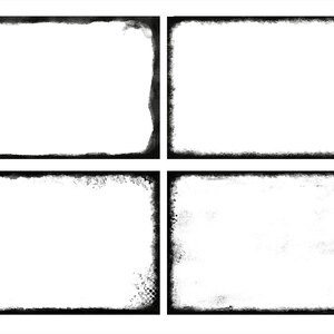 Grunge Edge Overlays - 16 Fine Art Grunge Photoshop Texture Overlays ...