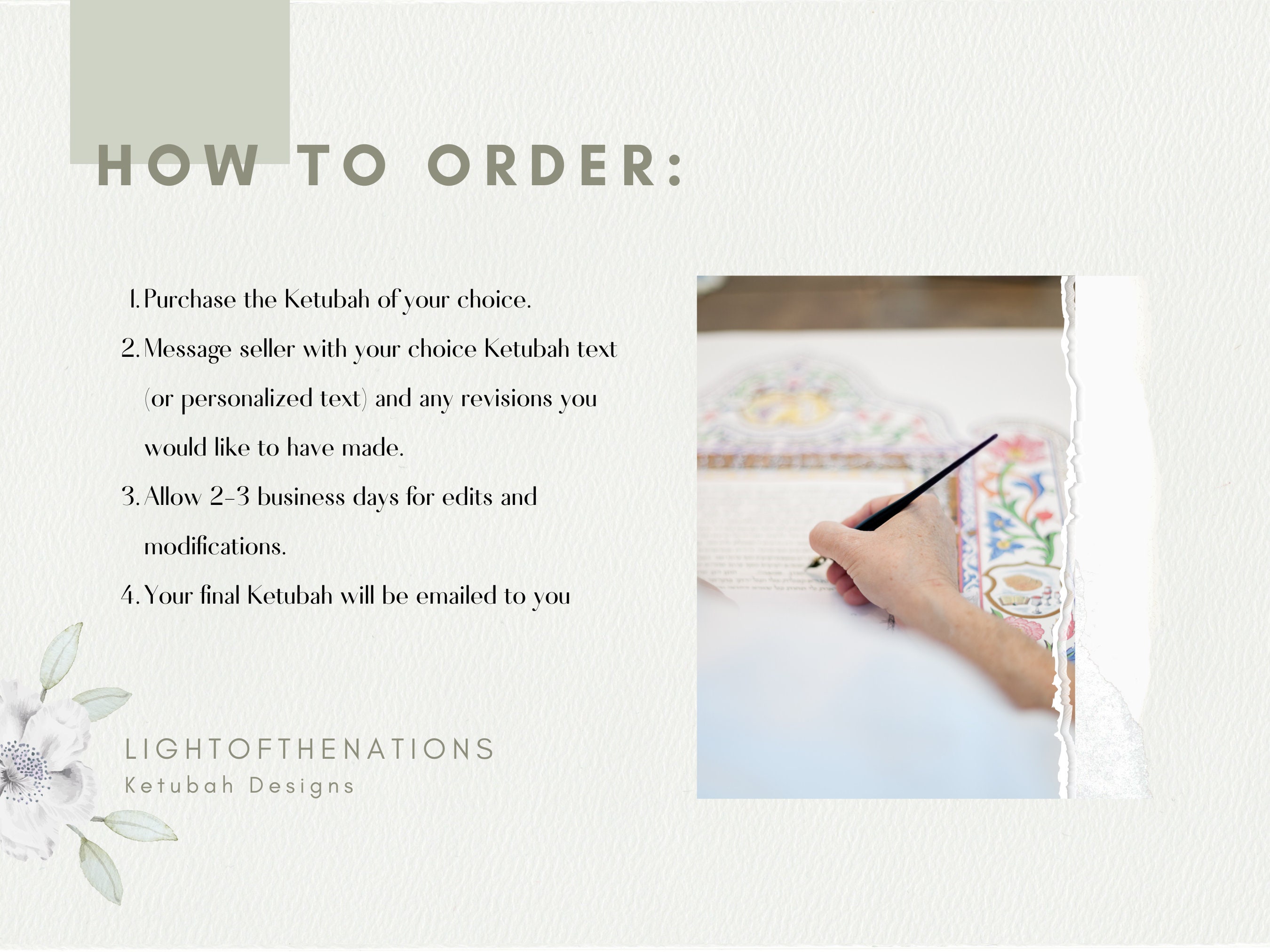 Shema Israel Ketubah, Modern Custom Ketubah, Digital Download ...