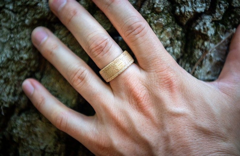 Bamboo Ring Wood Rings Wooden Rings Eco-friendly Wooden Wedding Band - Etsy