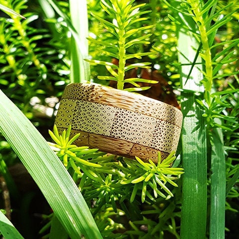 Bamboo Ring - Wood Rings - Wooden Rings - Eco-friendly Wooden Wedding ...