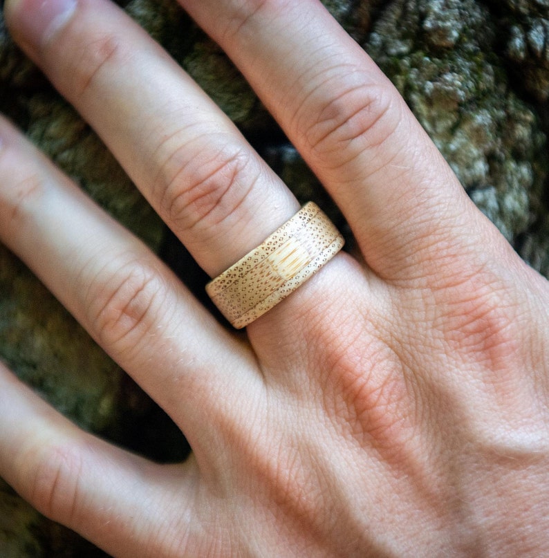 Bamboo Ring - Wood Rings - Wooden Rings - Eco-friendly Wooden Wedding ...