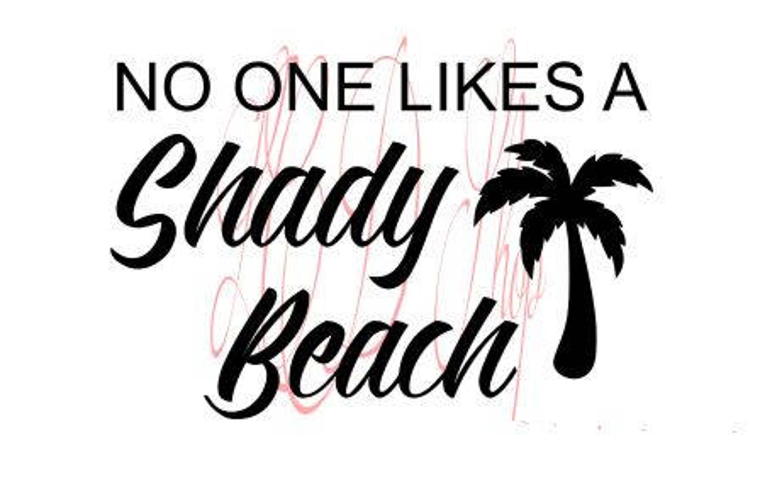 Shady Beach SVG - Etsy
