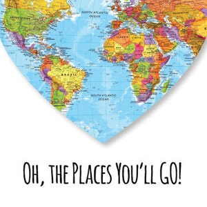 Oh the Places You'll Go, Dr Seuss Wall Art, Dr Seuss Quote, Nursery ...
