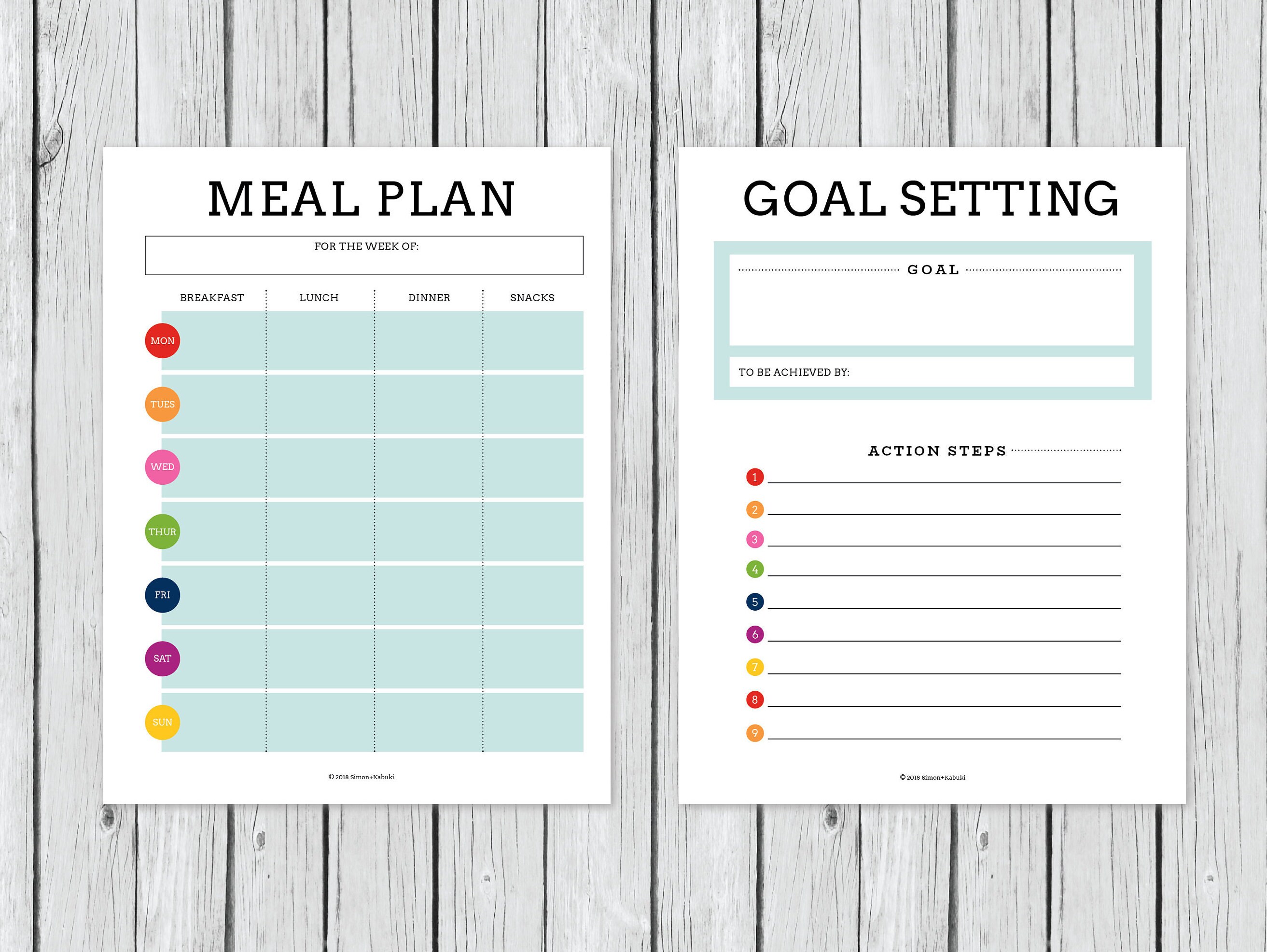 Meal Planner, Chore Chart, Goal Setting, Bullet Journal, Calendar ...