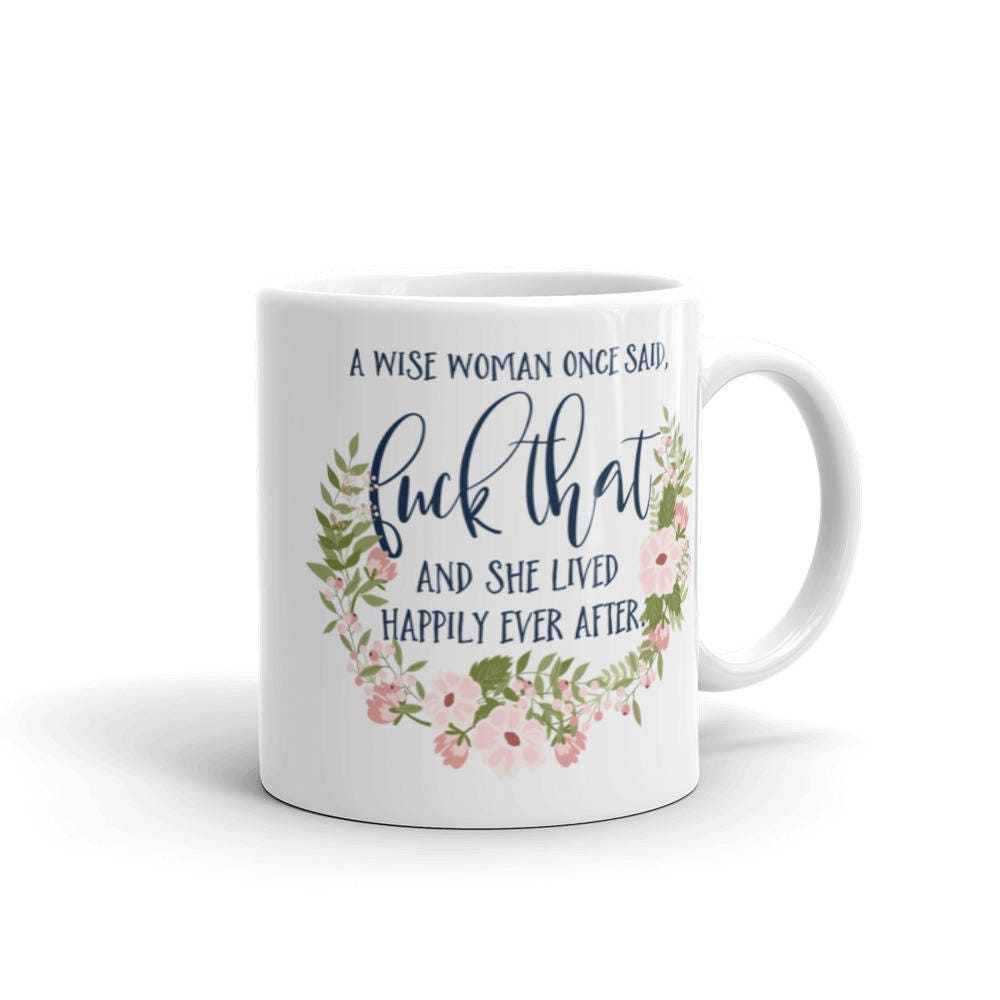 Curse Word Mug, Quote Mug, Coffee Mug, Cussing Mug, Gag Gift, Funny ...