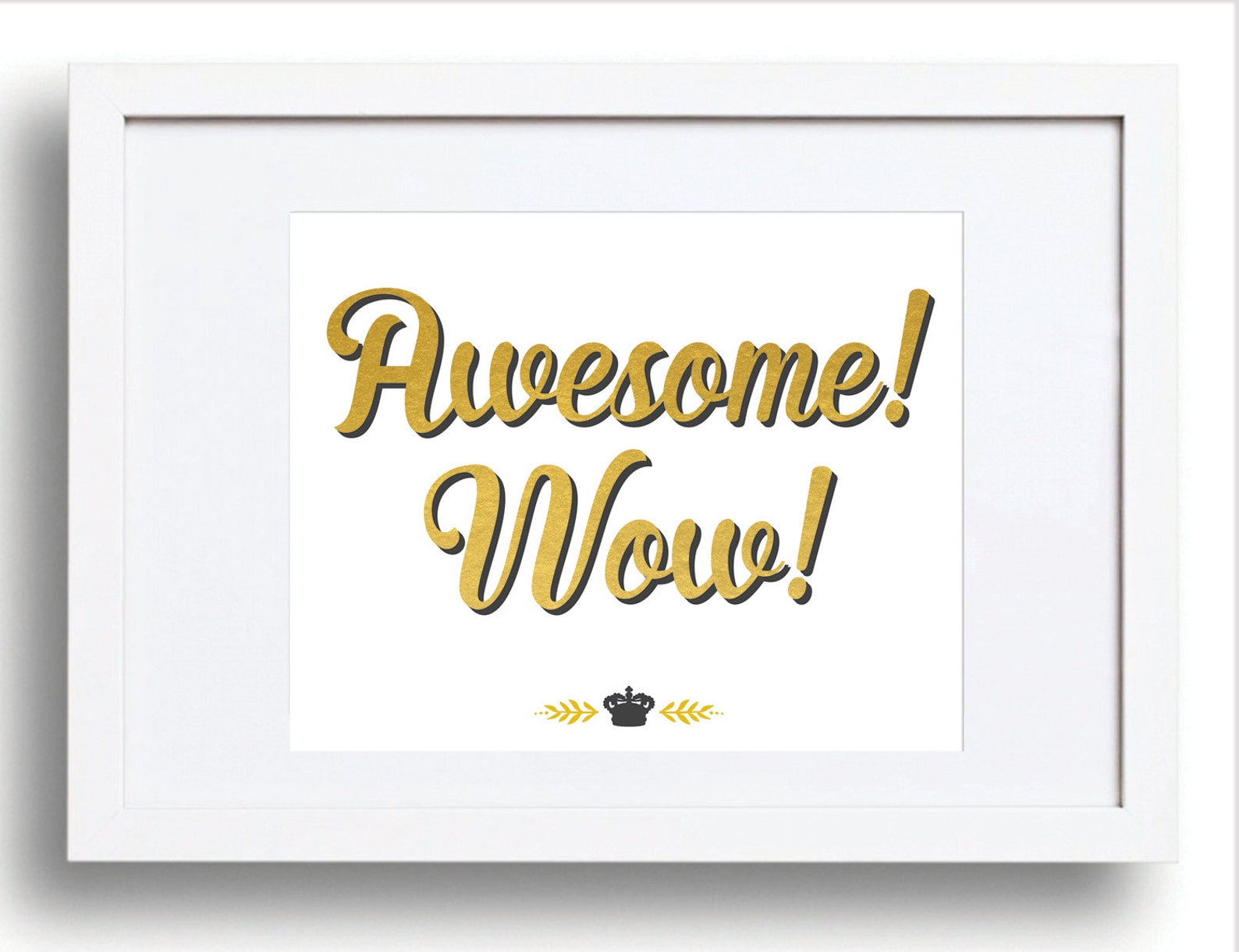 Awesome Wow Art Print, Broadway Fan Art, Hamilton Poster, Gift for Teen ...