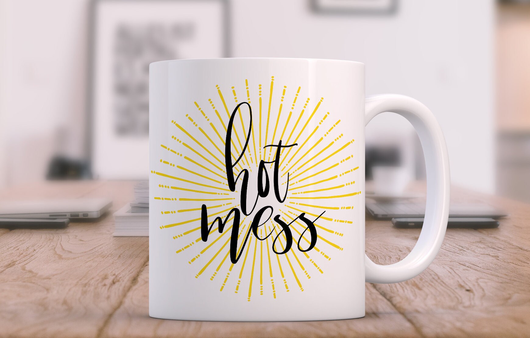 Hot Mess Coffee Mug Funny Coffee Mug Inspirational Mug Gift - Etsy