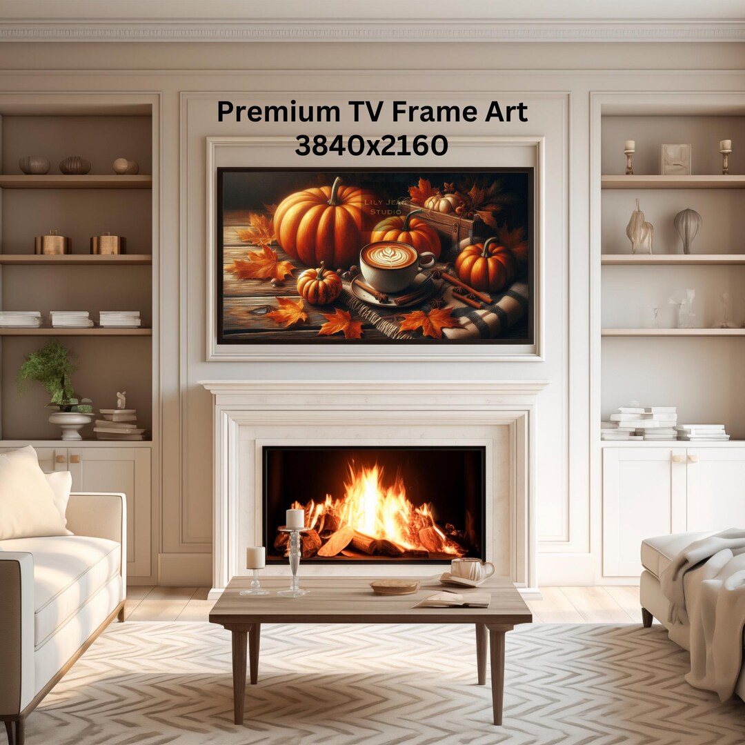 Frame Tv Art Fall, Cottagecore Fall Art, Frame TV Art Fall Pumpkins ...