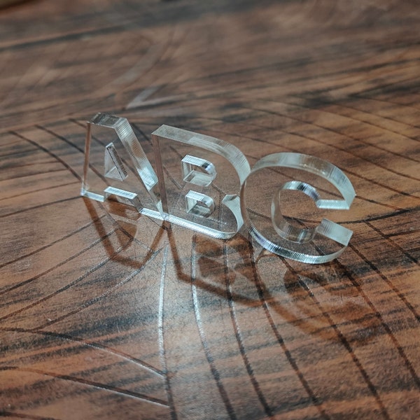 Acrylic Letters - Etsy