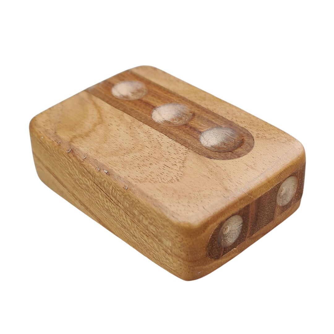 Teak Wood One Hitter Dugout Set With Brass Bat - Etsy