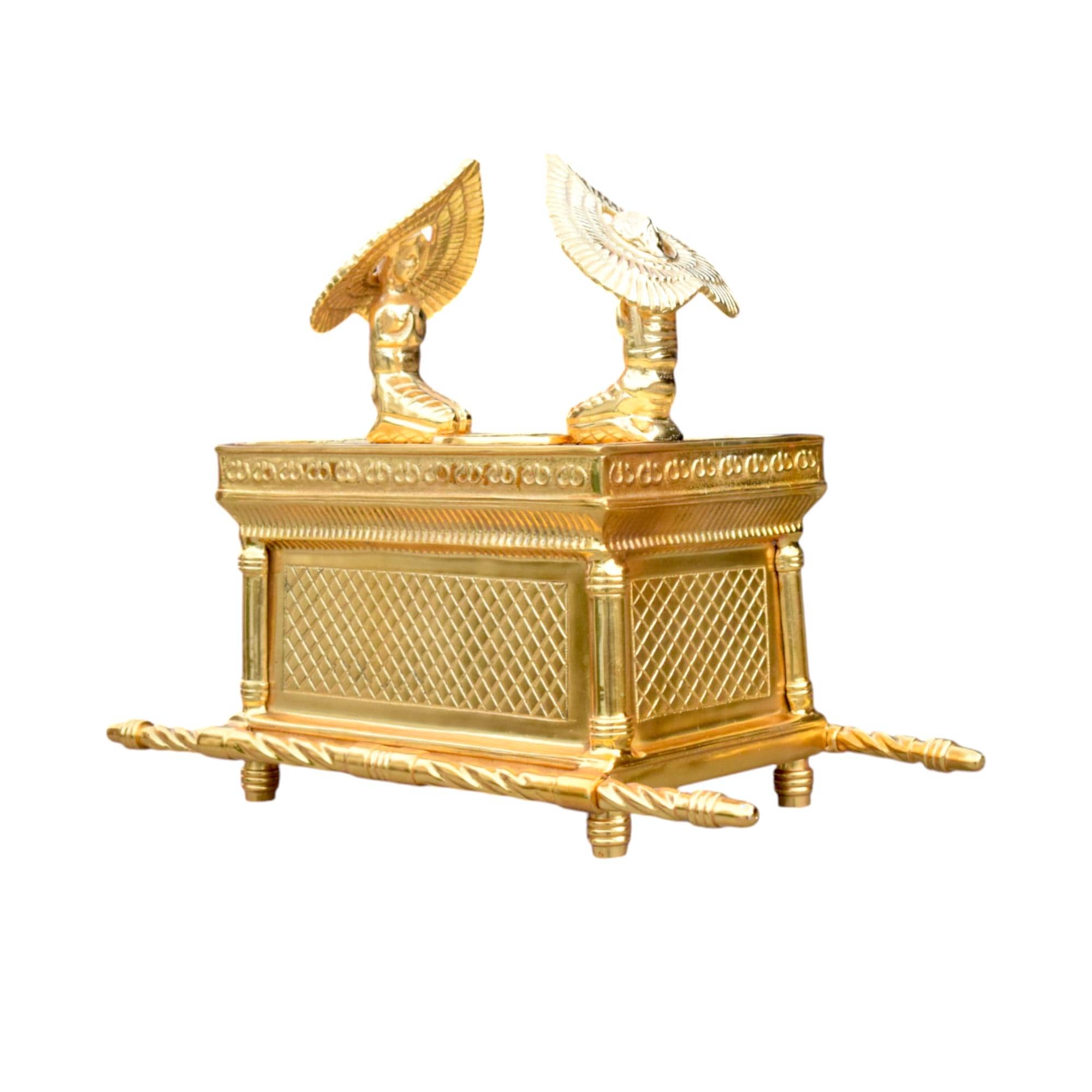 Aluminum Gold Plated Holy Ark of Covenant Arts for Christian Religious ...