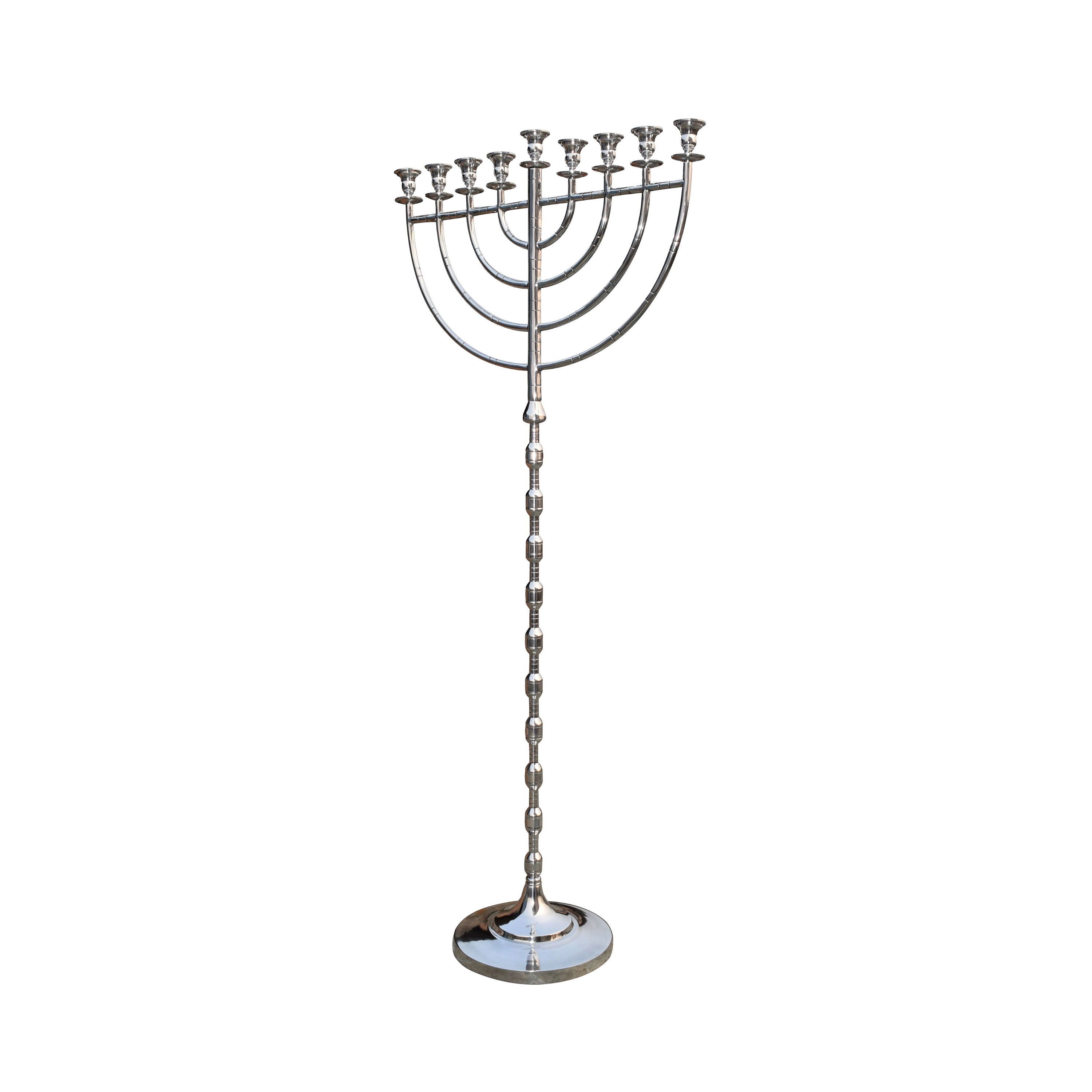 Menorah 9 Branch Extra Large Menorah Natural Finish Chanukkah Height ...