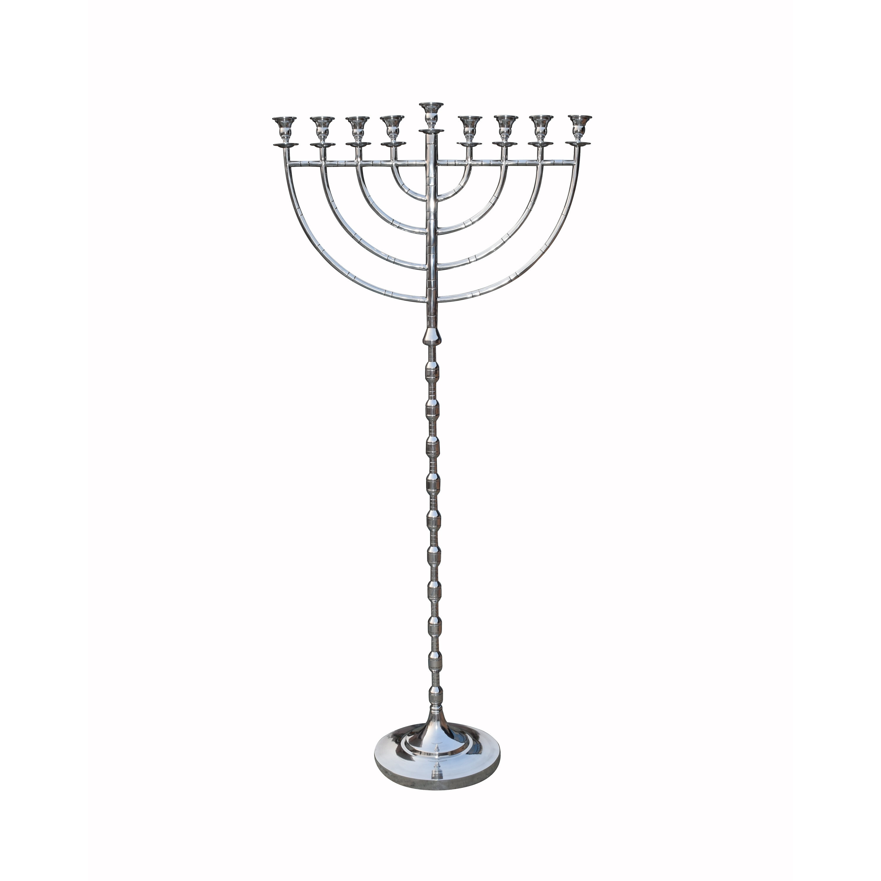 Menorah 9 Branch Extra Large Menorah Natural Finish Chanukkah Height ...