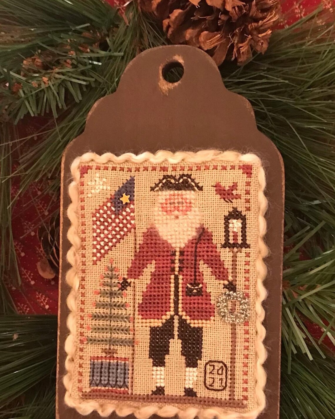 Flag Waving Santa Board - Etsy