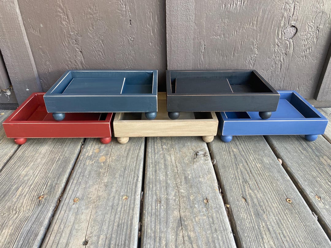 A Primitive Tray & Block Set - Etsy