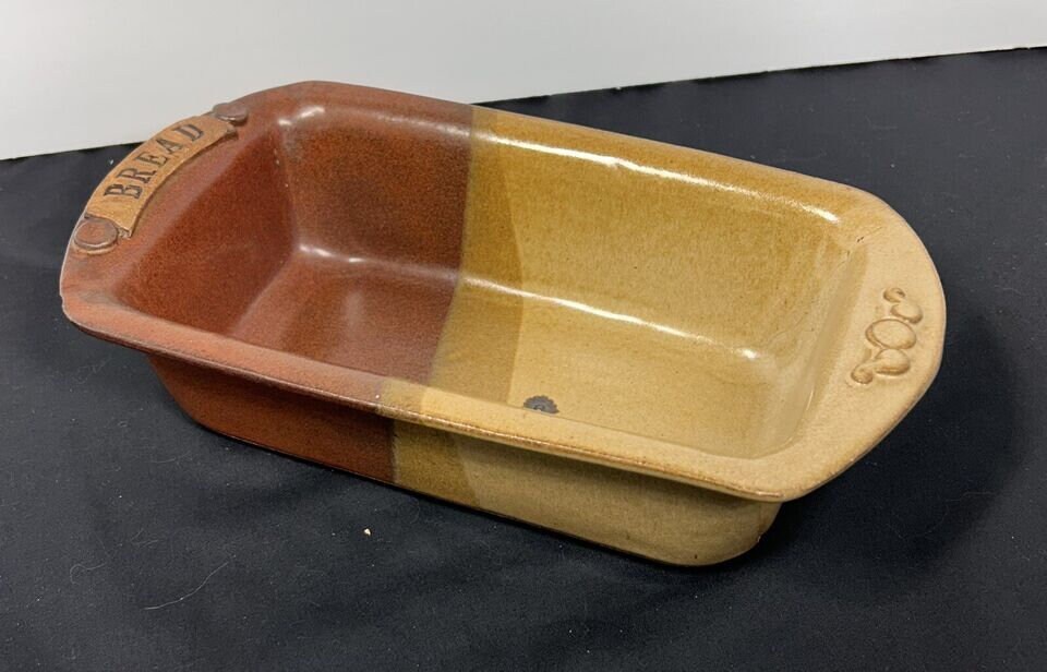 Handmade Pottery Loaf Pan Ceramic Bread Pan Cottage Country Granny Core ...