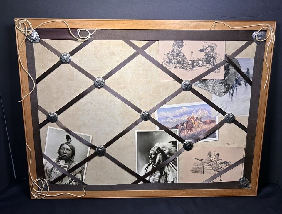 Native American Indian Bulletin Board Decor Cowboy Western Handmade - Etsy