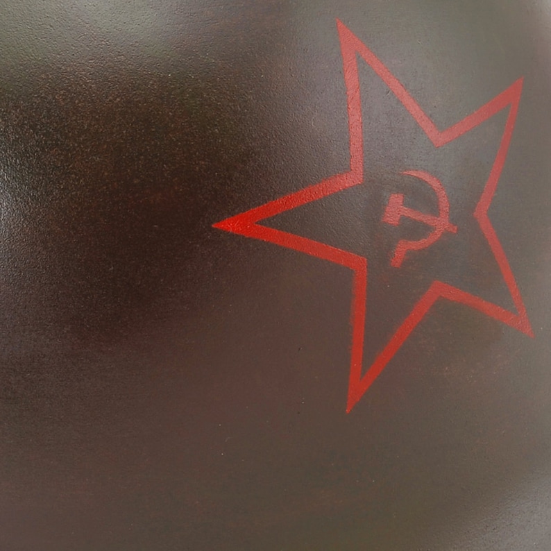 WW2 Russian M36 SSH-36 Helmet With Hammer & Sickle-aged - Etsy