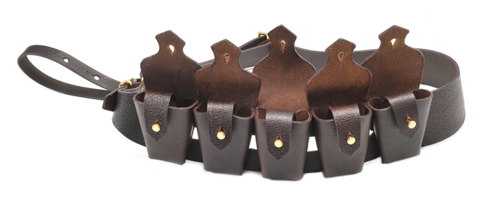 British P-1903 Leather Five Pocket Bandolier Pattern 1903 Premium Drum ...