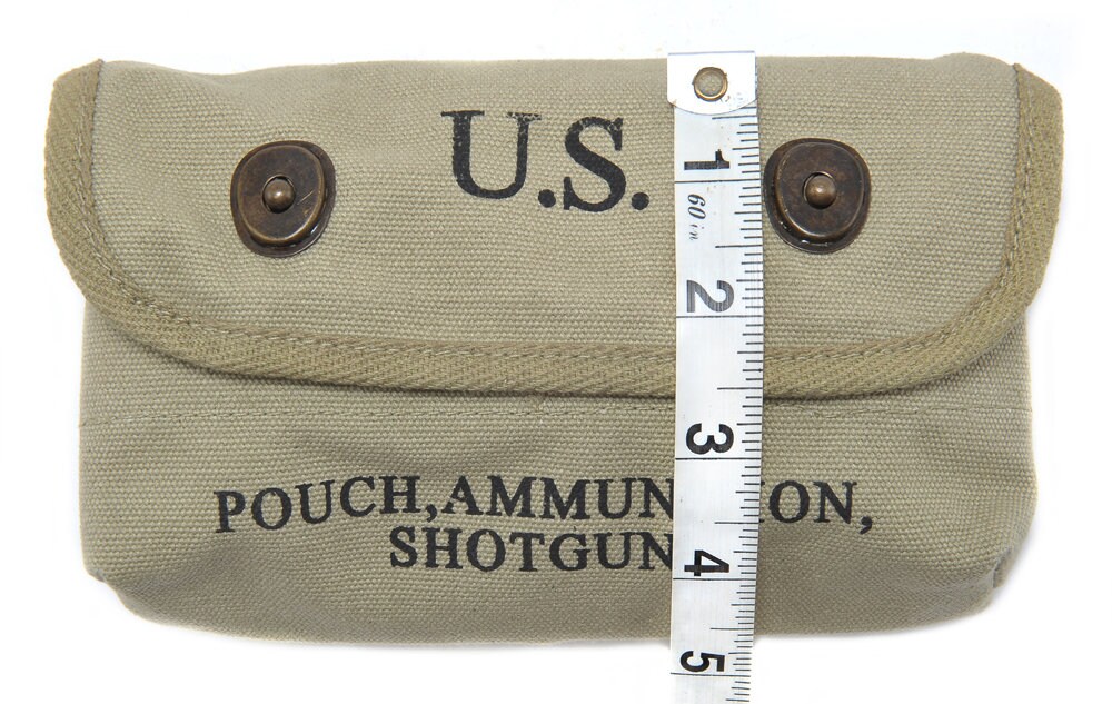 US WW2 Canvas Shotgun Shell Ammunition Pouch-LT OD 1943 | Etsy