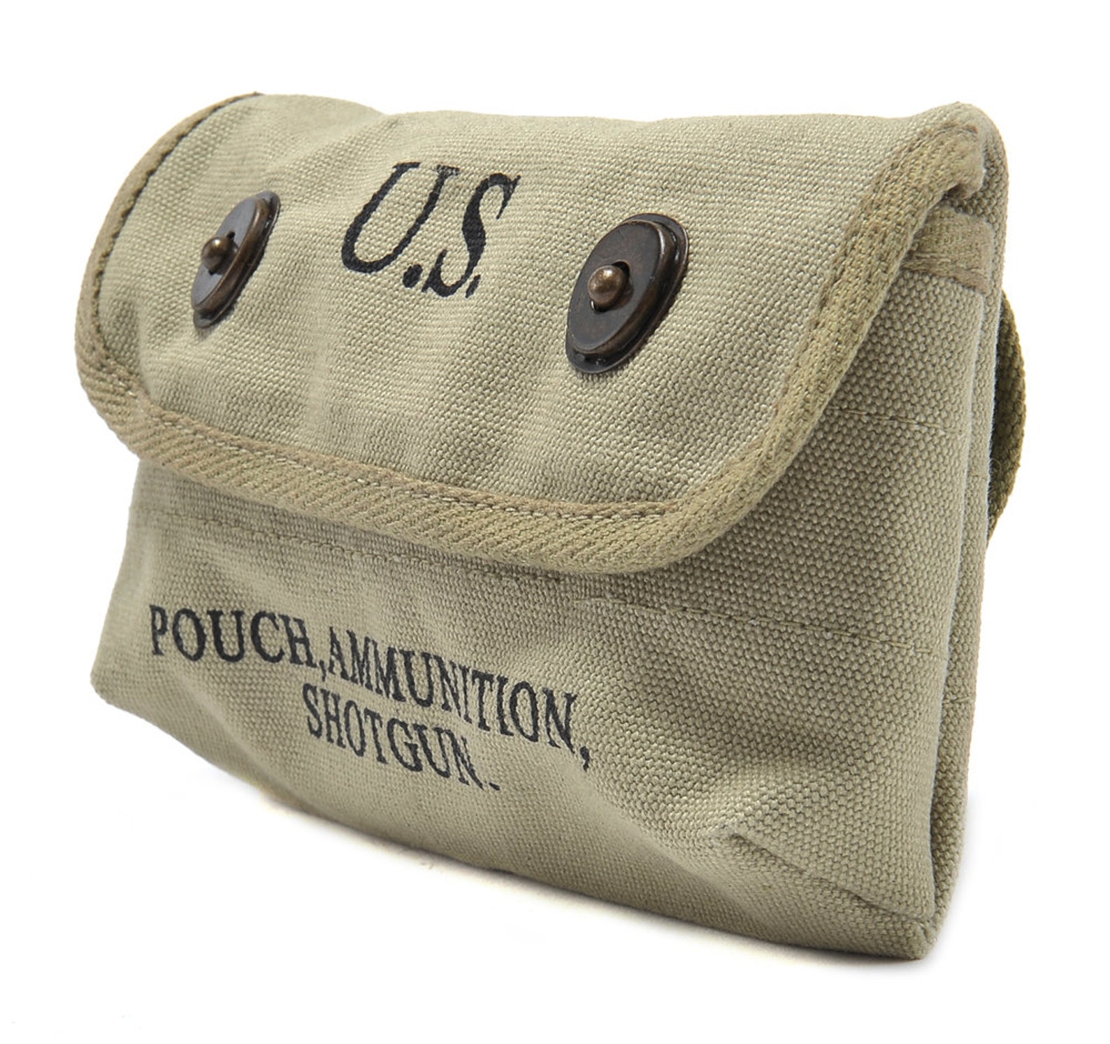 US WW2 Canvas Shotgun Shell Ammunition Pouch-lt OD 1943 - Etsy
