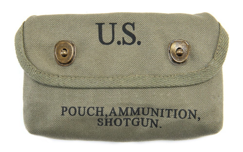 US WW2 Canvas Shotgun Shell Ammunition Pouch-d OD 1944 - Etsy Australia