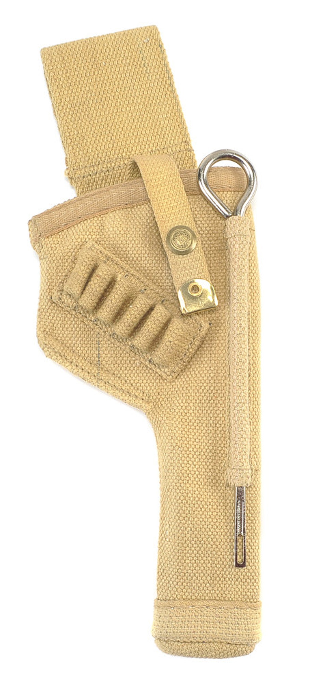 British Tanker 455 Webley Canvas Holster With Shell Loops and Cleaning ...