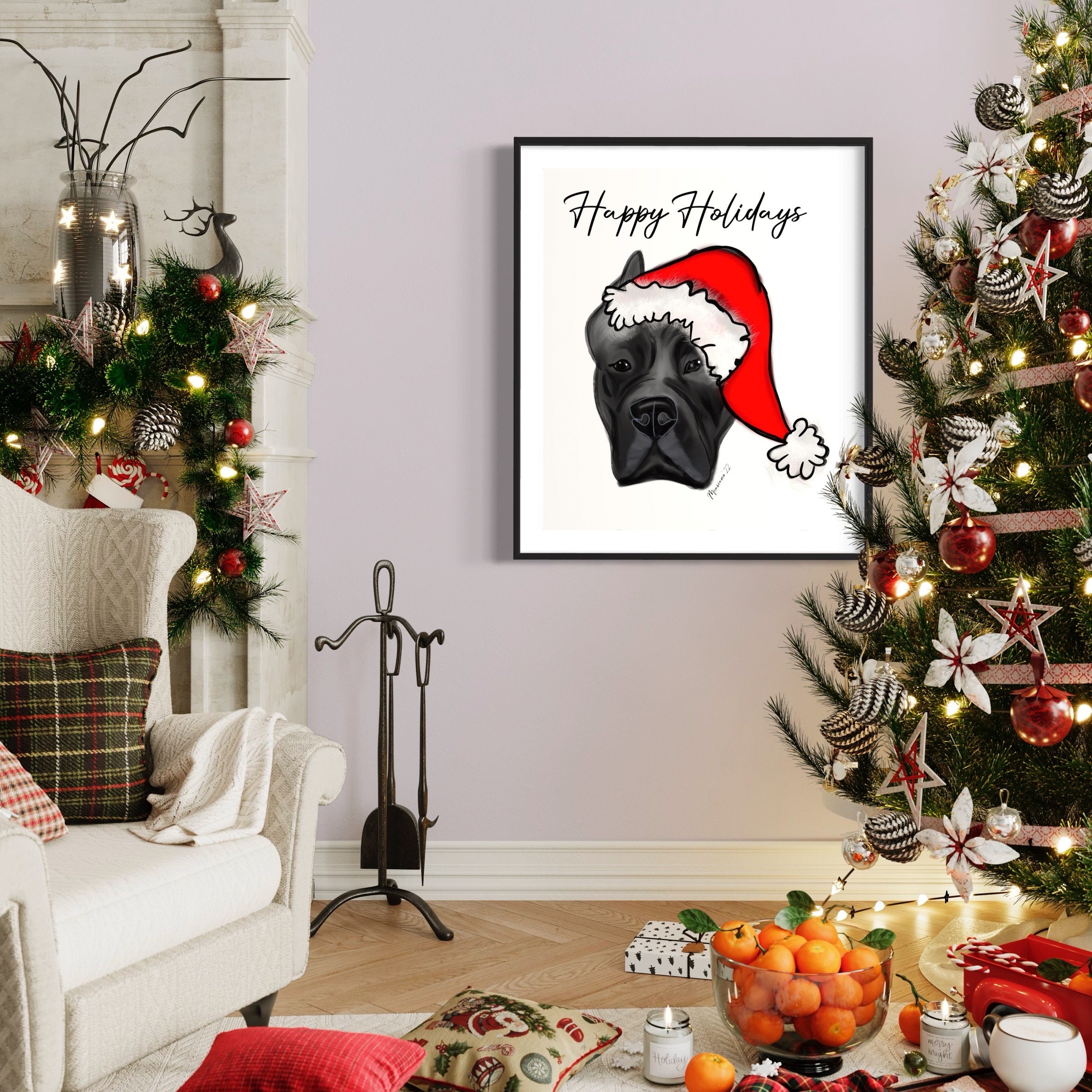Custom Cane Corso Painting From a Photo English Mastiff - Etsy