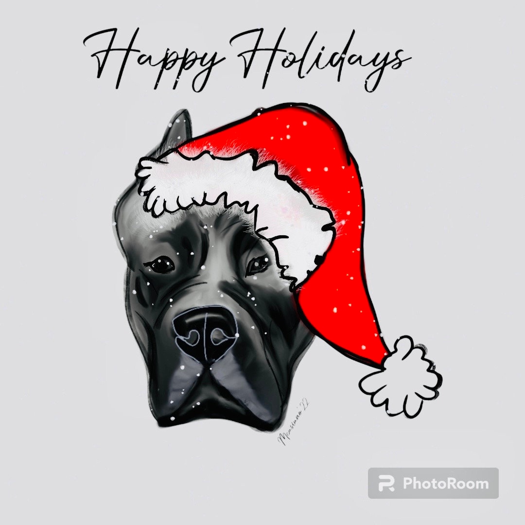 Custom Cane Corso Painting From a Photo, English Mastiff Gift Idea for ...