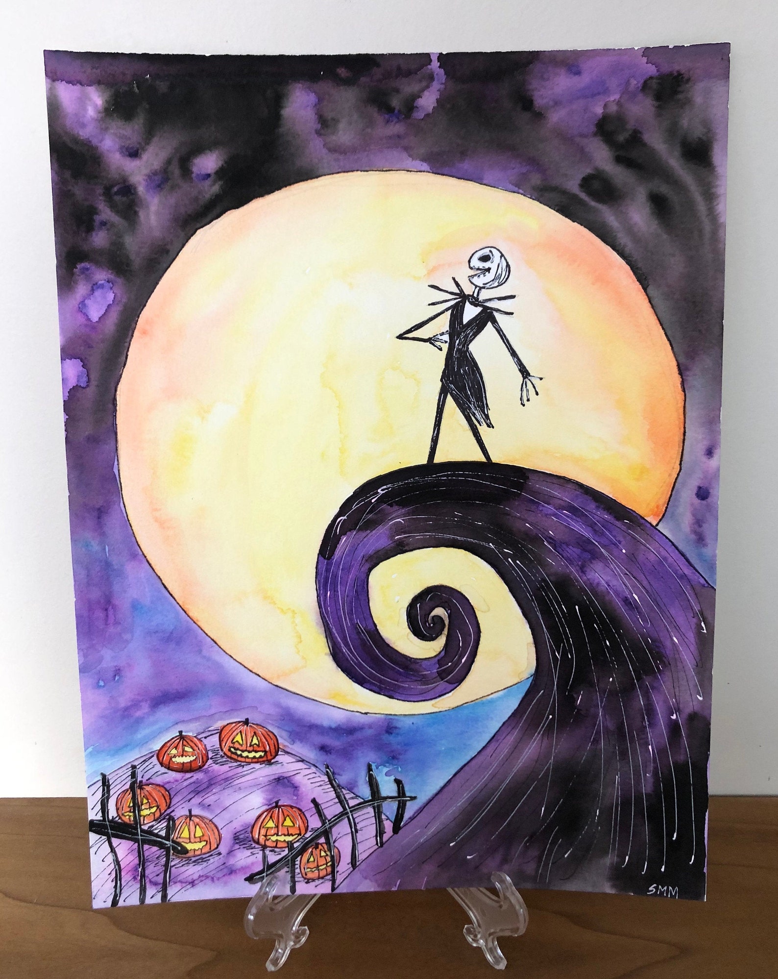 Halloween Wall Art Nightmare Before Christmas - Etsy